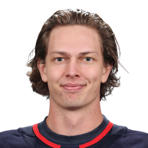 Kent Johnson Scores Two Goals in Blue Jackets' 5-1 Victory Over ...